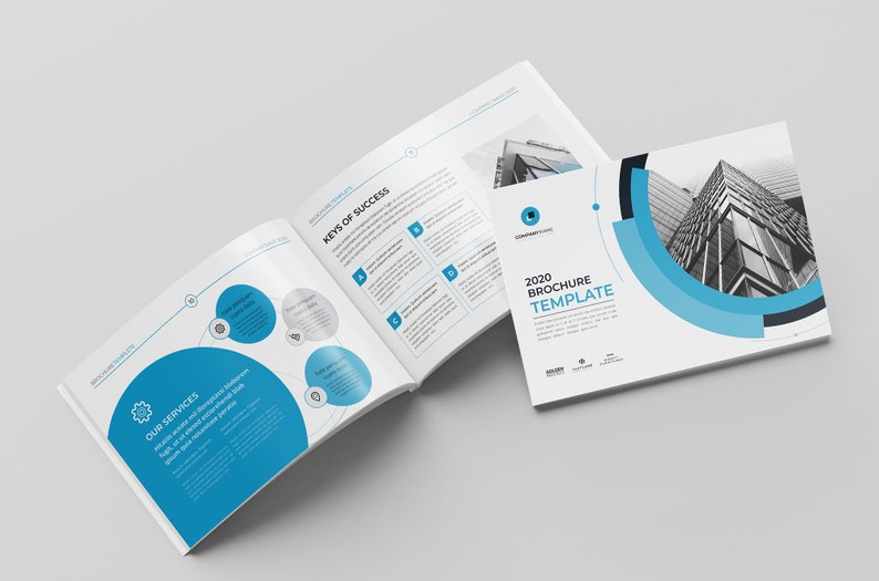 A5 Landscape Brochure, Company Brochure Template, Indesign Template, 16 ...