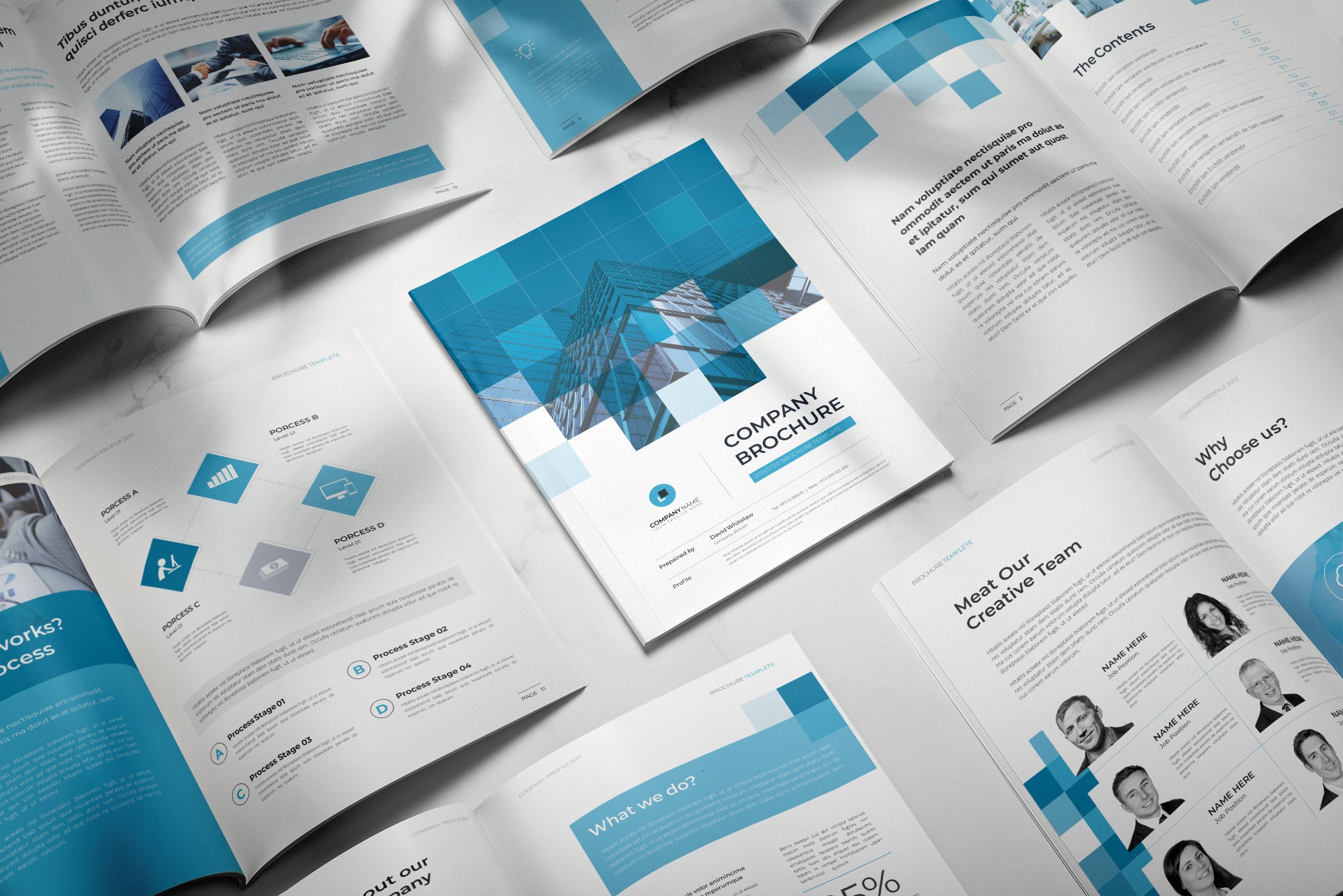 Corporate Business Brochure , Fully Editable Word Template, Indesign ...