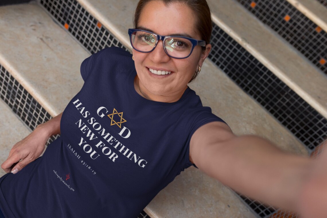 Christian Messianic T Shirt God Has Something New For | Etsy