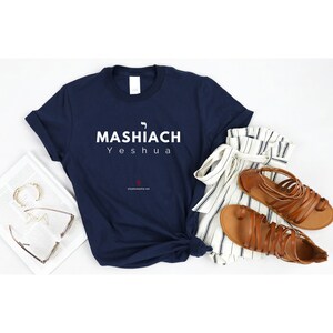 Yeshua T Shirt - "mashiach Yeshua", 100% of Profit Donated, Unisex ...