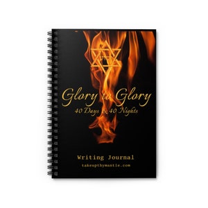 Hebrew Bible Journal, Messianic Lined Spiral Notebook, Jewish Passover ...