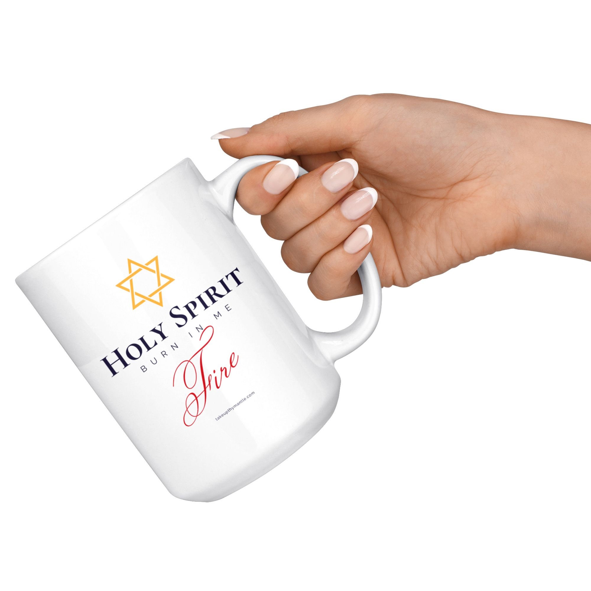 Holy Spirit Fire Yeshua Coffee Mug, Evangelism Mug, Christian Gifts, 2 ...