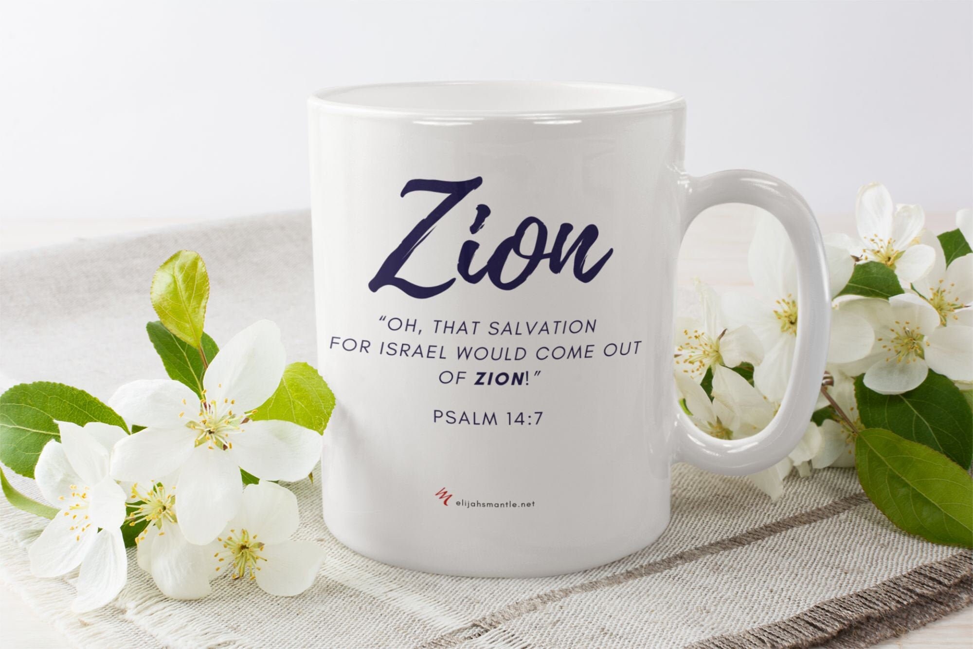 Psalms Coffee Mugs, Bible Verse Ceramic Drinkware, Travel Mugs, 100% ...