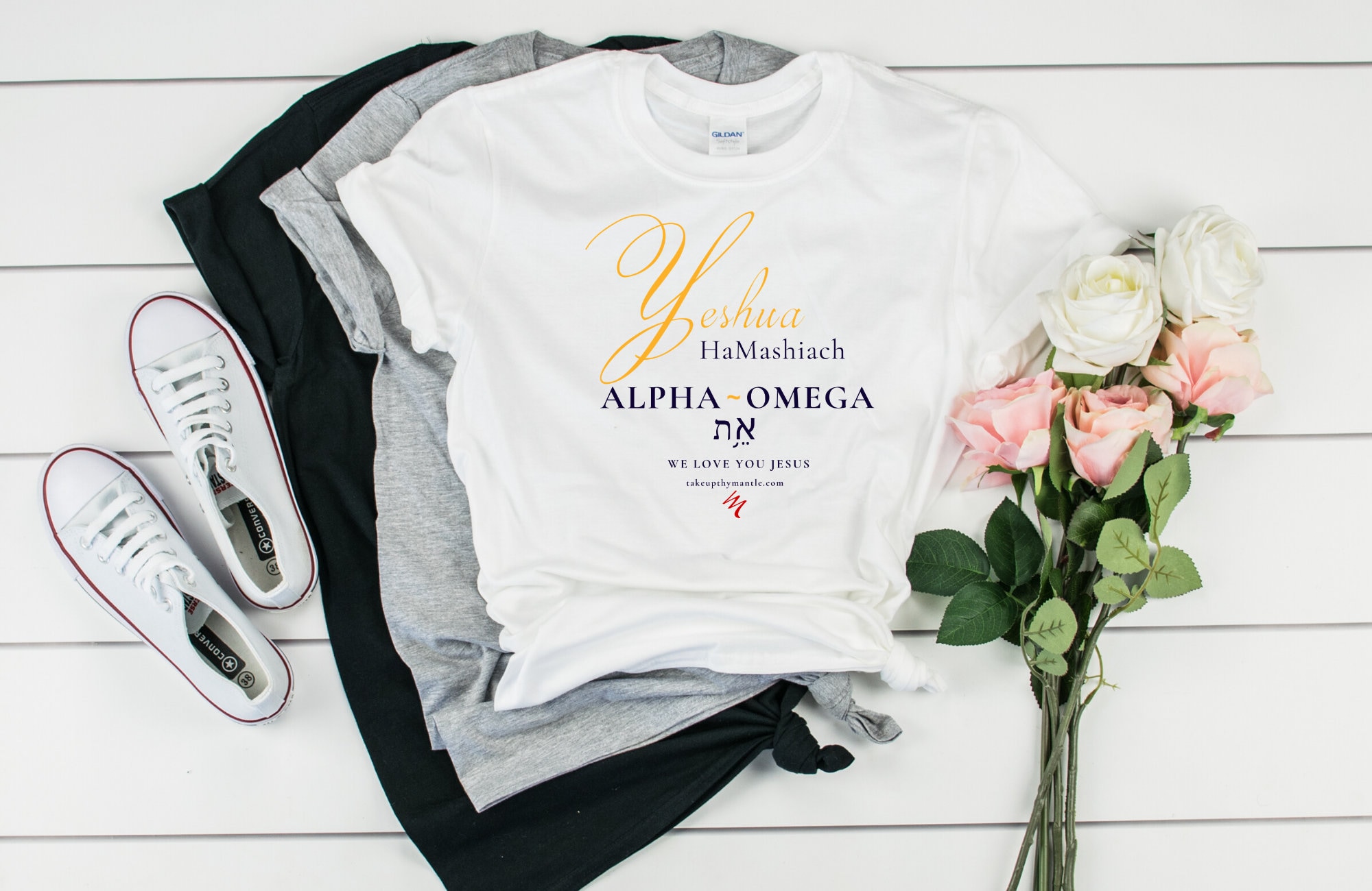 Organic Messianic T Shirt yeshua Hamashiach Alpha - Etsy