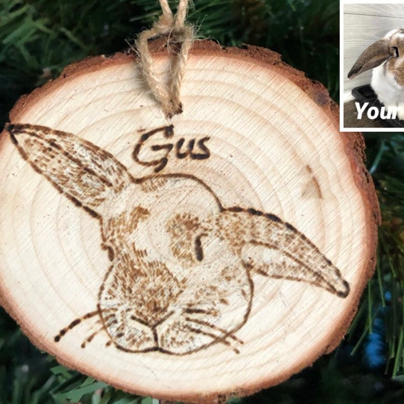 Bunny Ornament - Etsy