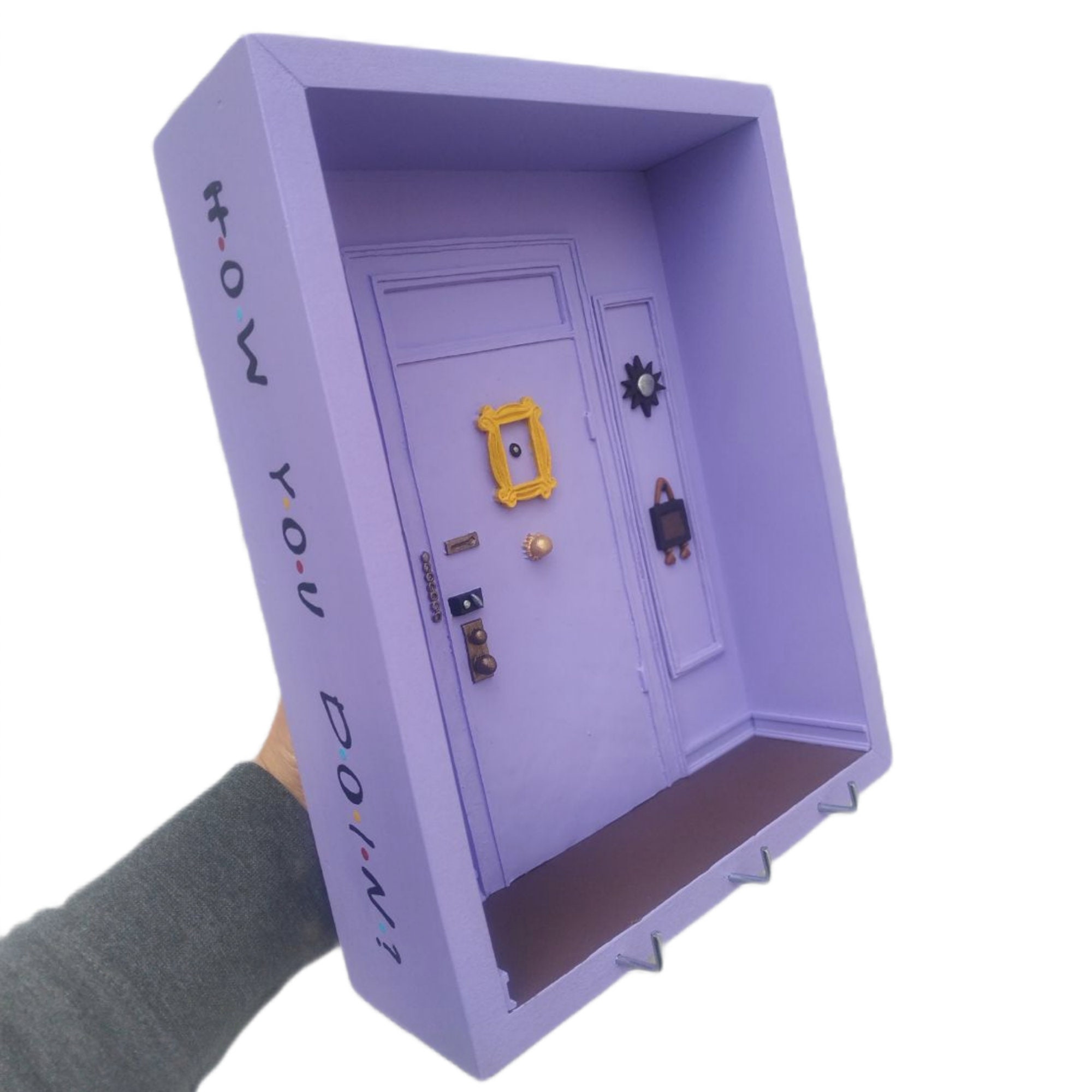 Friends TV Show Key Holder Portrait Door. Friends Door - Etsy