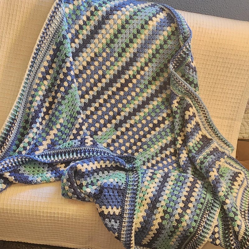 Multi Colored Throw - Etsy