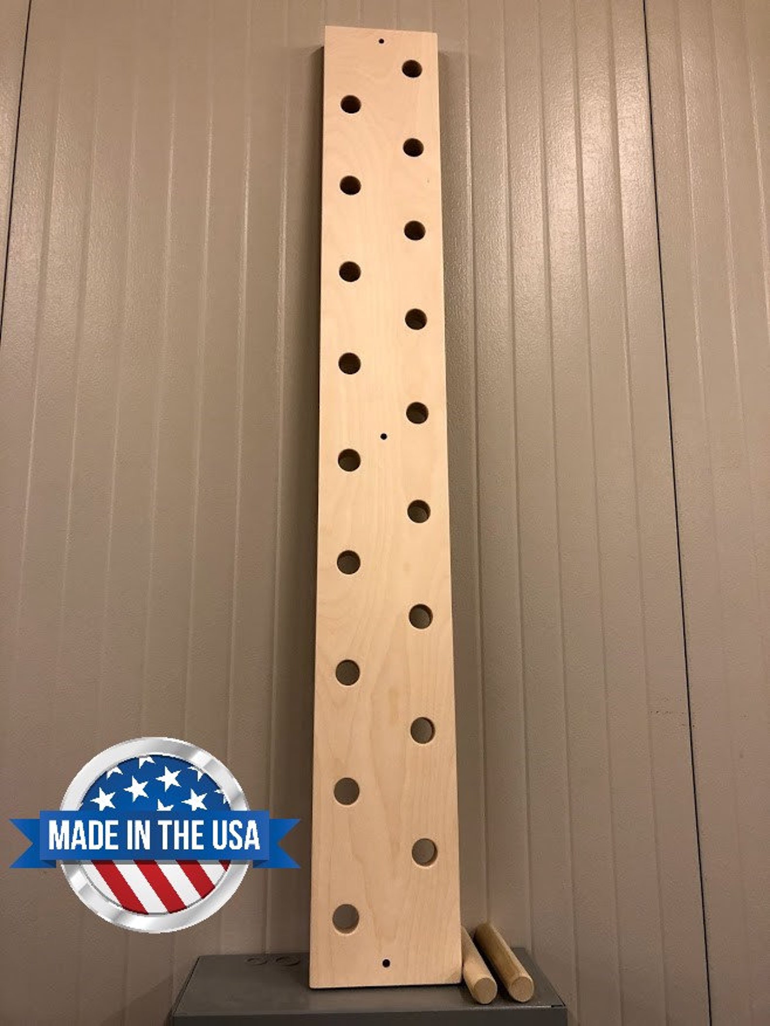 8" Wide Climbing Pegboard, Climbing Board, Climbing Peg Board, Strength ...