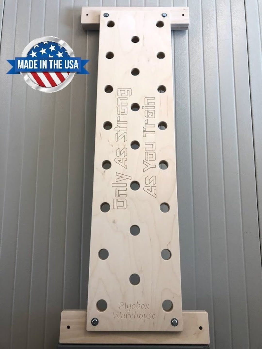 12"x48" Climbing Pegboard With 18" Brackets; Climbing Peg Board, Ninja ...