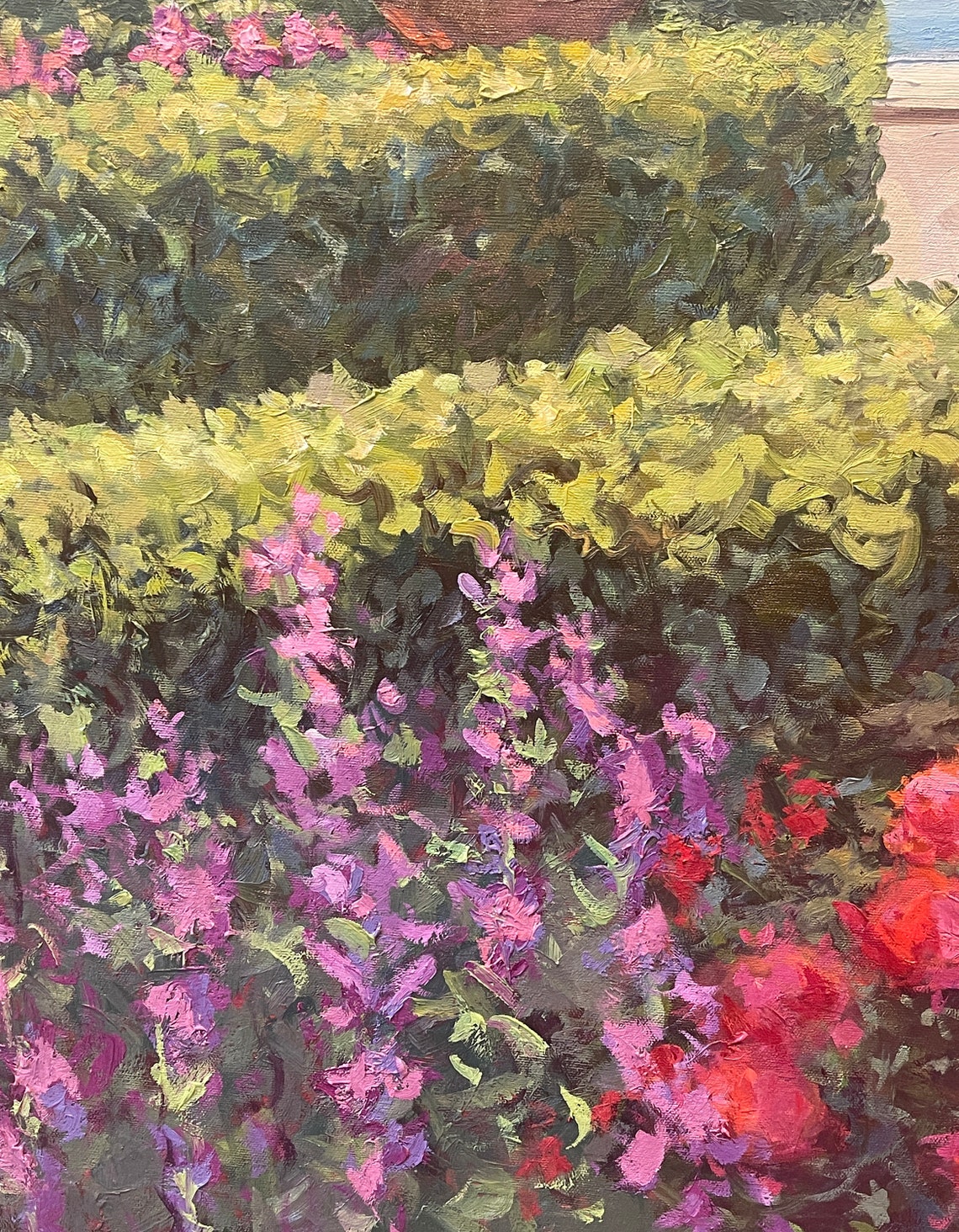 Large Italian Garden Oil Painting Landscape bellissimo - Etsy