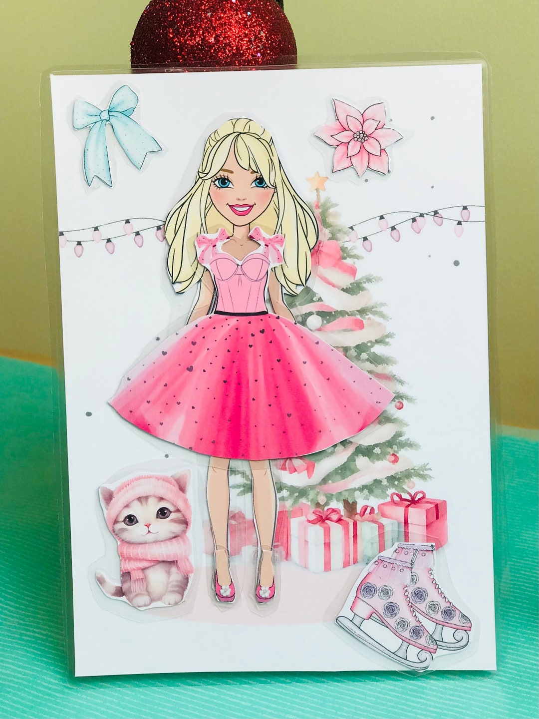 DIY Christmas Decor| Dress up Paper Doll | Printable Crafts for Girls ...