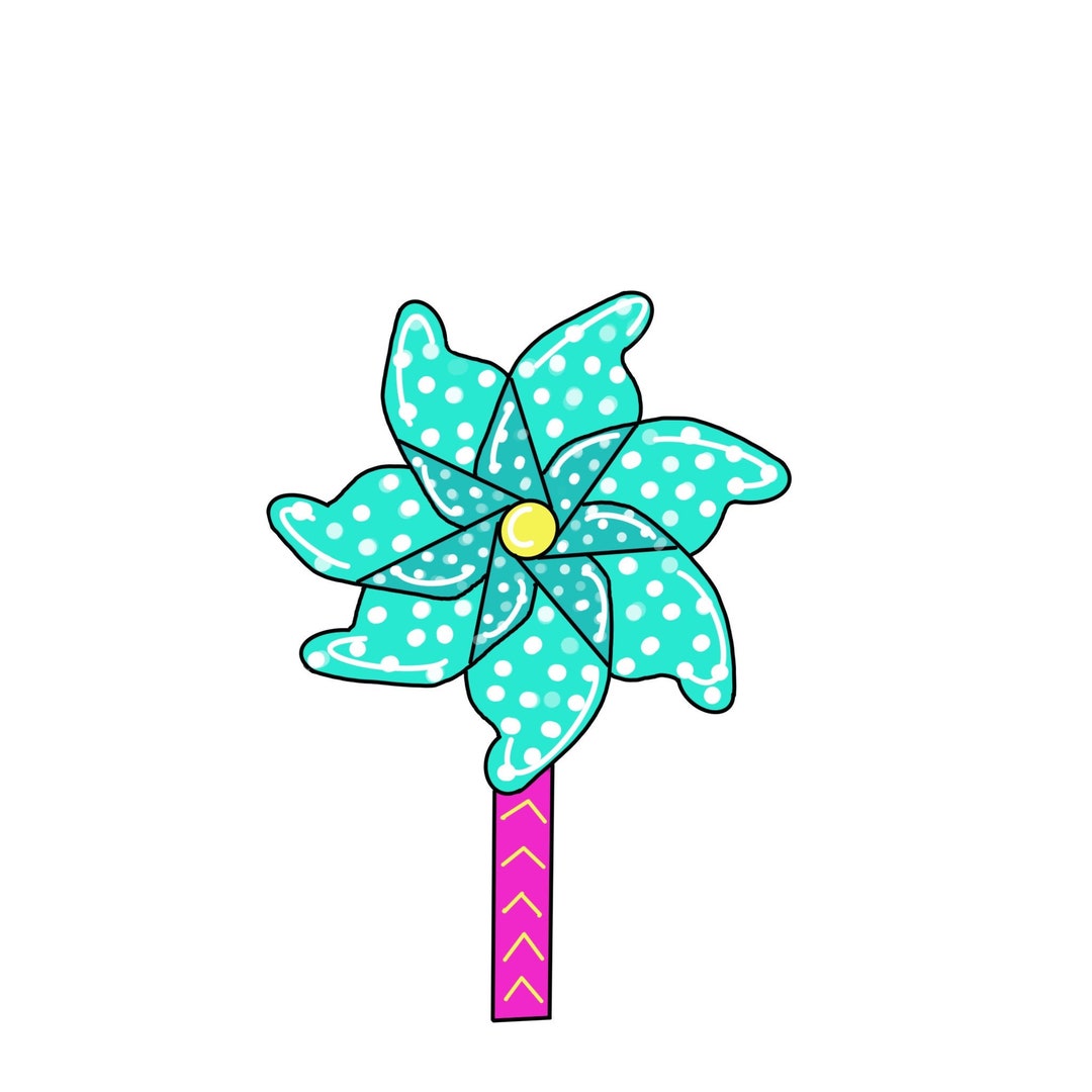 Summer Door Hanger Template Pinwheel Door Hanger, Pinwheel Windmill ...