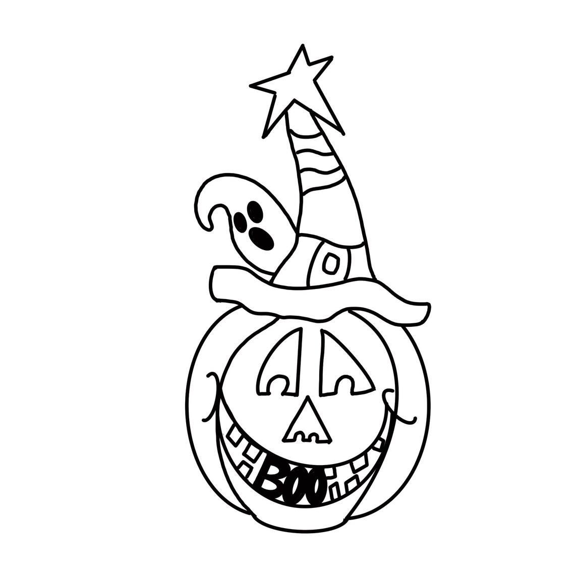 Template Halloween Pumpkin Door Hanger TemplateDoor Hanger | Etsy