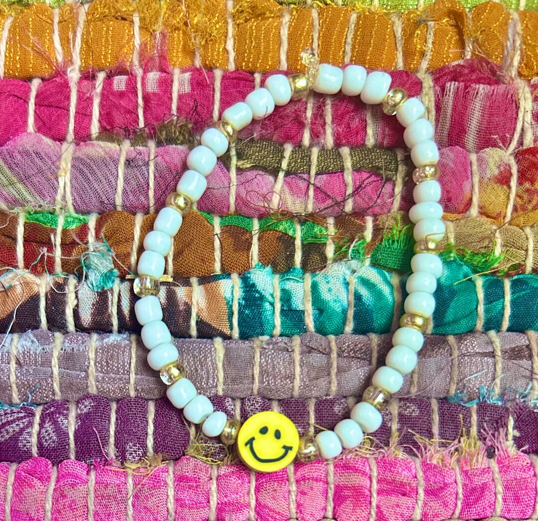 Smiley Face Bracelet - Etsy