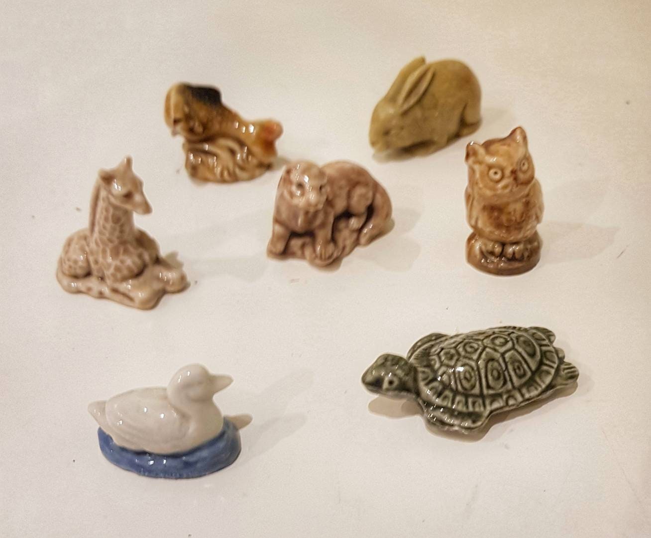 Vintage Wade Whimsy Miniature Animal Figurines - Etsy
