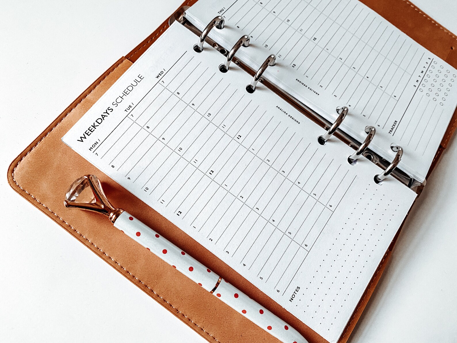 Personal Size Weekly Planner Printable: Hourly Schedule & Habit Tracker ...