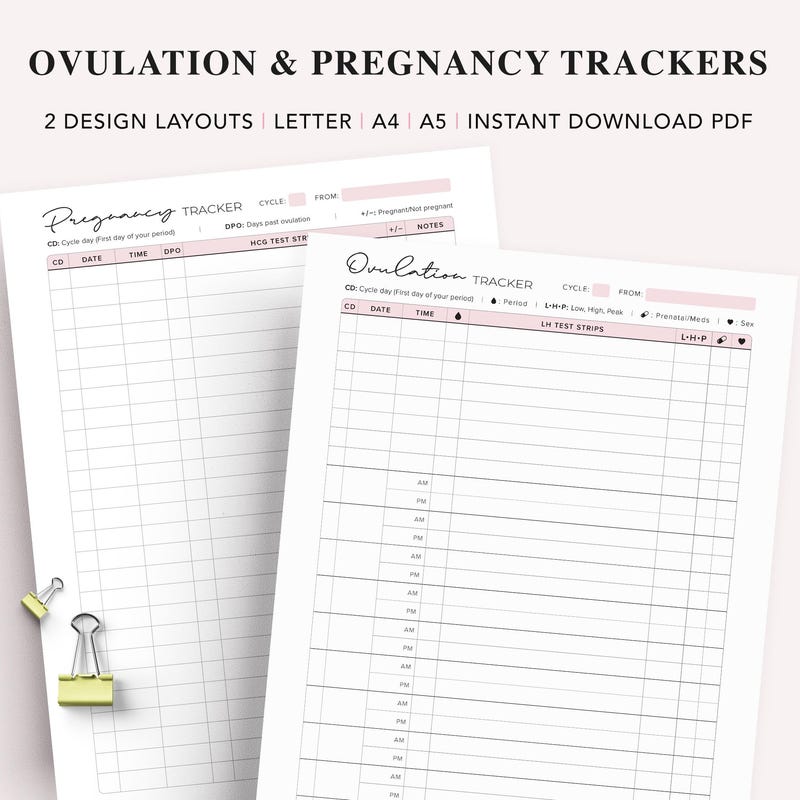 Templates for Fertility - Etsy UK