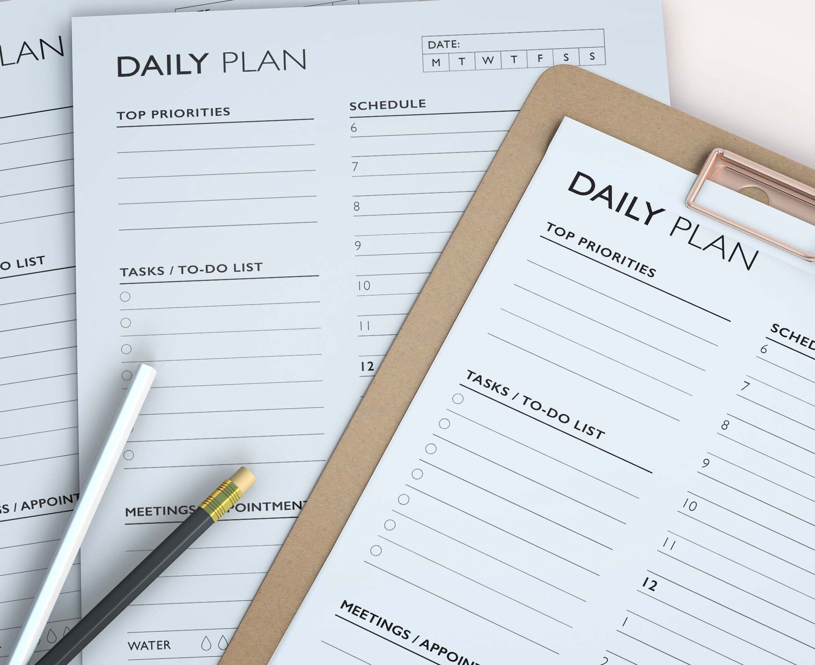 A6 Daily Planner Printable: Hourly Schedule, To-do List (PDF) - Etsy