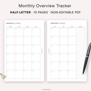 HALF LETTER Printable Work From Home Printable, Business Planner, To-do ...