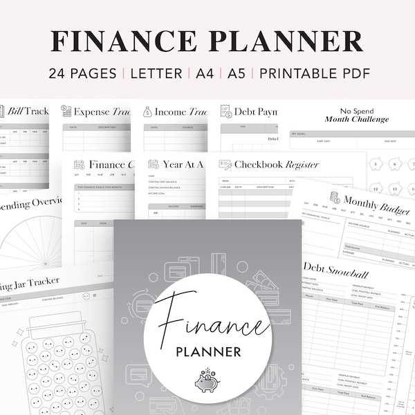 Finance Binder - Etsy