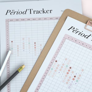 Period Tracker Printable, Menstrual Cycle Planner, Period Tracking ...
