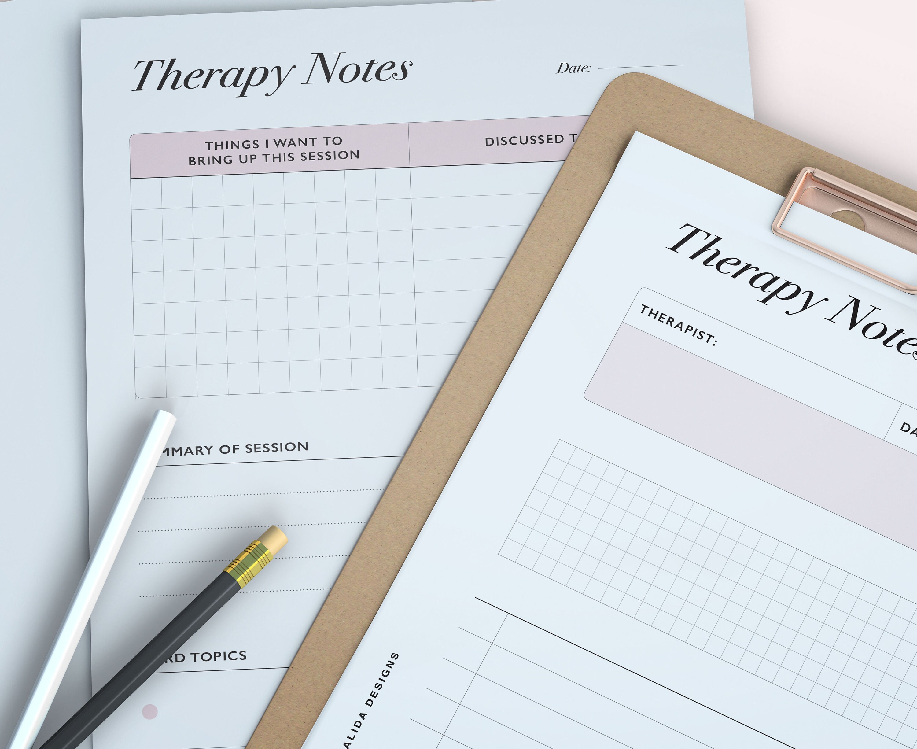 PERSONAL Therapy Notes Planner Printable Therapy Journal | Etsy