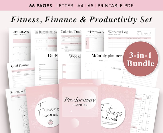 Ultimate Life Binder Printable Bundle Life Organizer Workout | Etsy Canada