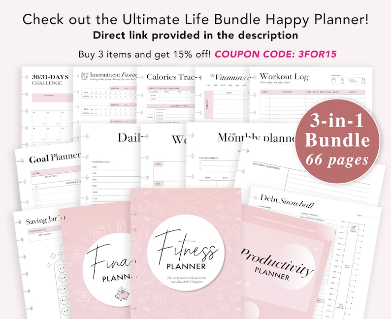 Happy Planner Classic Weekly Schedule: Habit Tracker (PDF Printable) - Etsy