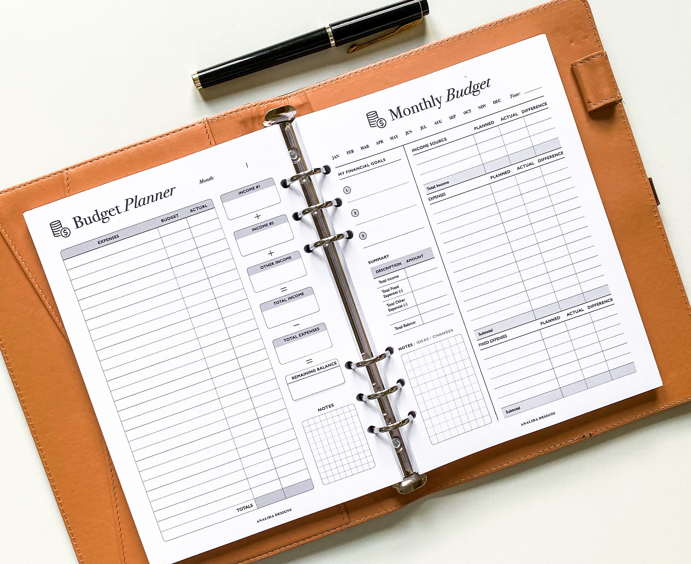 Budget Planner Printable Savings Tracker Expense Tracker | Etsy Canada