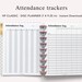 Homeschool Attendance Record Log Tracker Happy Planner - Etsy