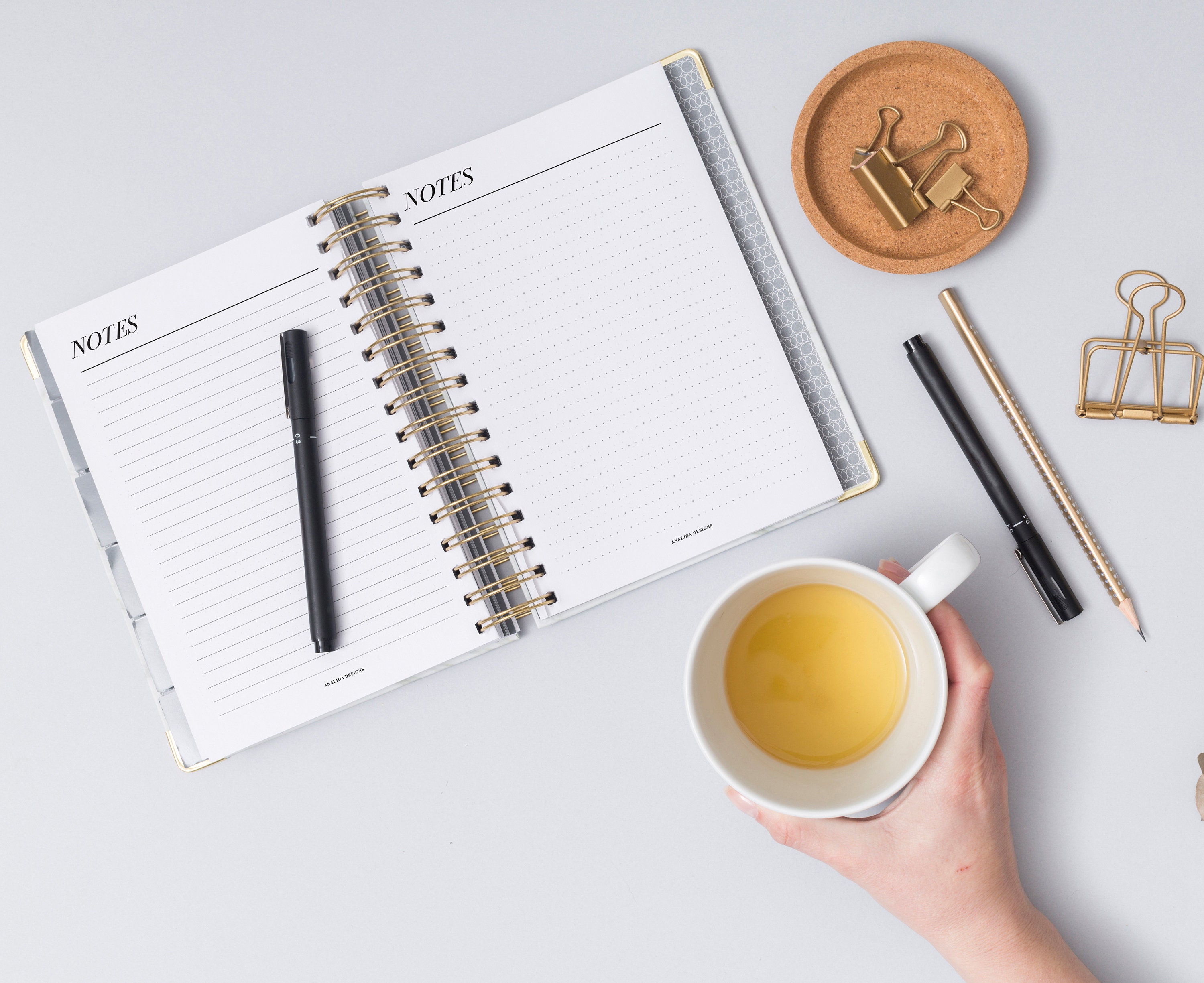 Note Paper Doted Grid Lined Square Printable Writing Paper - Etsy