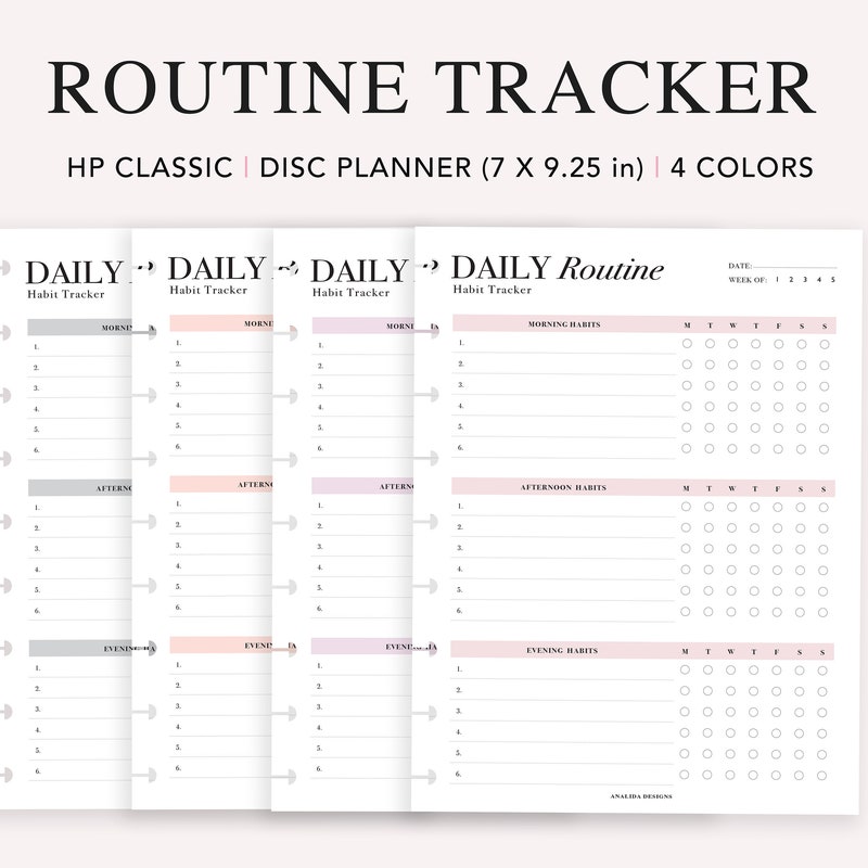 Daily Planner Printable - Etsy