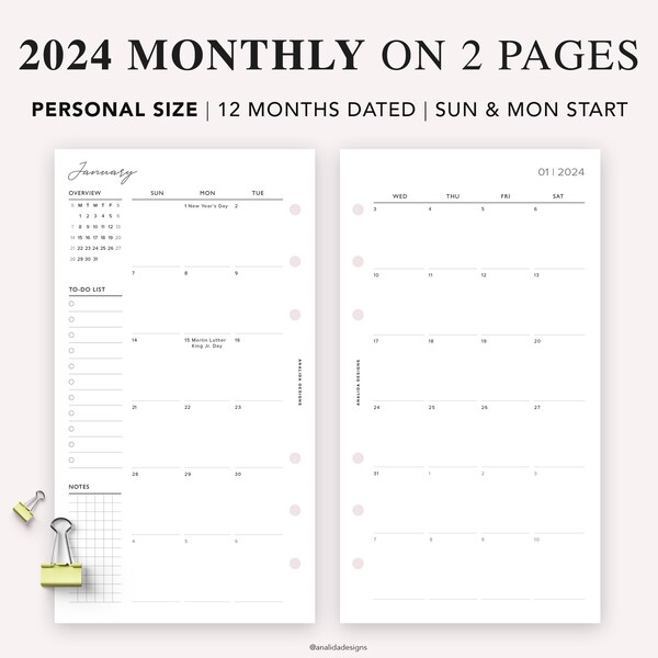 Personal Planner - Etsy