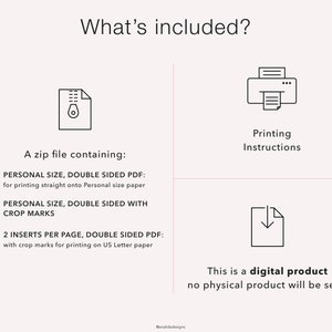 PERSONAL Inbox Planner Inserts, Inbox Tracker, Inbox System, to Do List Template, to Do List ...