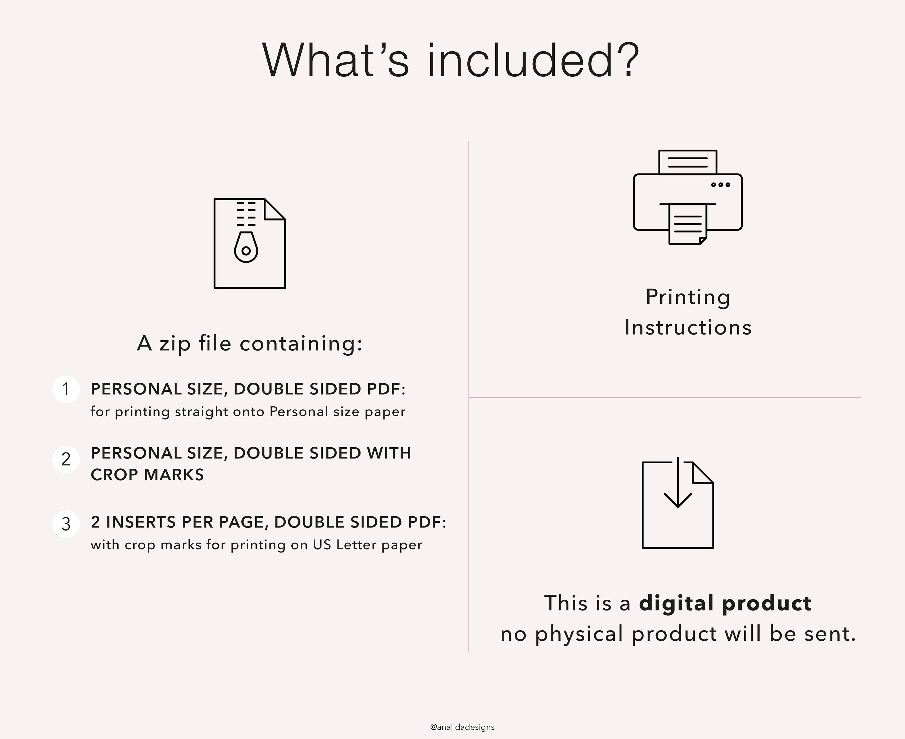 PERSONAL Inbox Planner Inserts Inbox Tracker Inbox System - Etsy