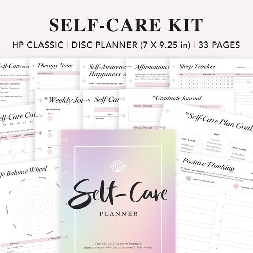 Self Care Checklist Tracker Happy Planner Classic Insert | Etsy Self Care Checklist Tracker Happy Planner Classic Insert | Etsy