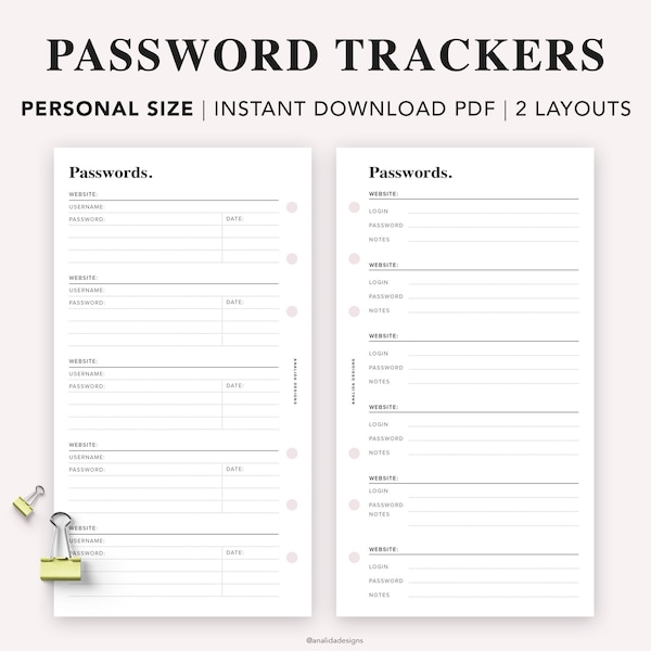 Password Printable - Etsy