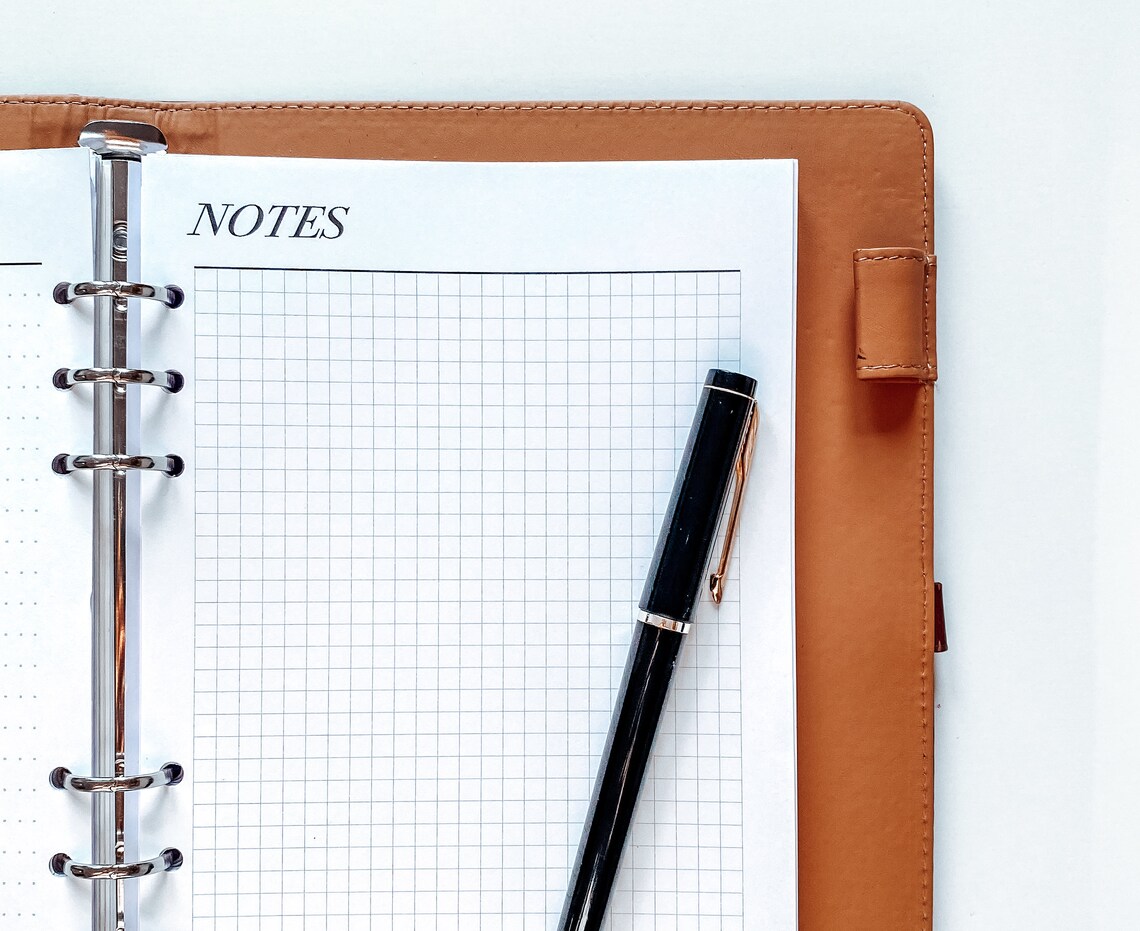 Note Paper Doted Grid Lined Square Printable Writing Paper - Etsy