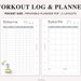POCKET Workout Planner Printable, Exercise Log, Workout Template ...