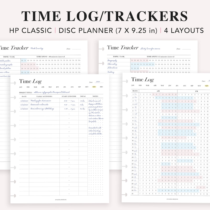 Time Tracker - Etsy