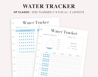 Water Tracker, 30 Day Water Challenge Printable, Water Intake Template ...