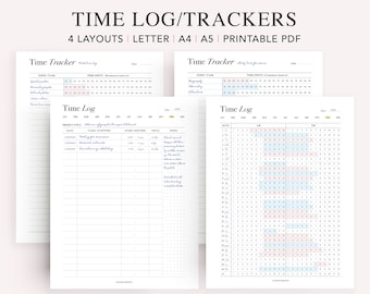 Editable Work Log Work Log Printable Time Spent Tracker - Etsy