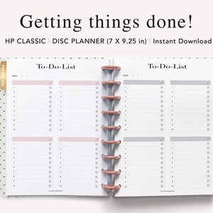 To-do List Printable: Happy Planner Classic Insert (PDF) - Etsy