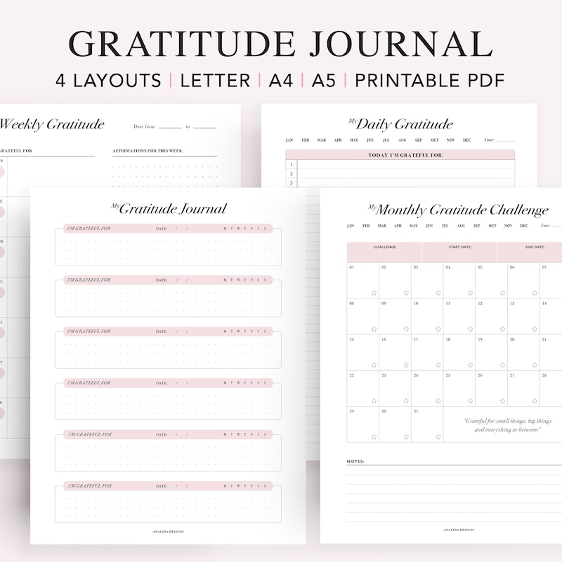 Gratitude Journal - Etsy
