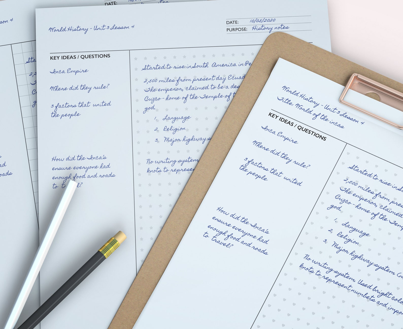 Cornell Notes Printable Pack Cornell Notes Method Student | Etsy