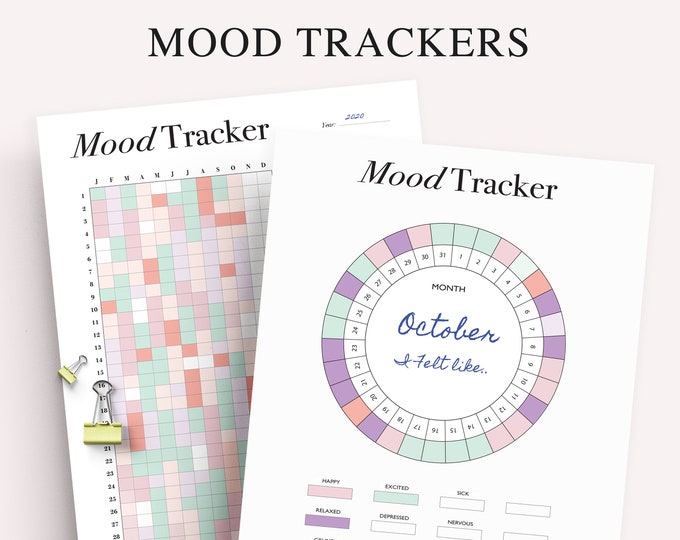 Kids Feeling Mood Tracker - Etsy