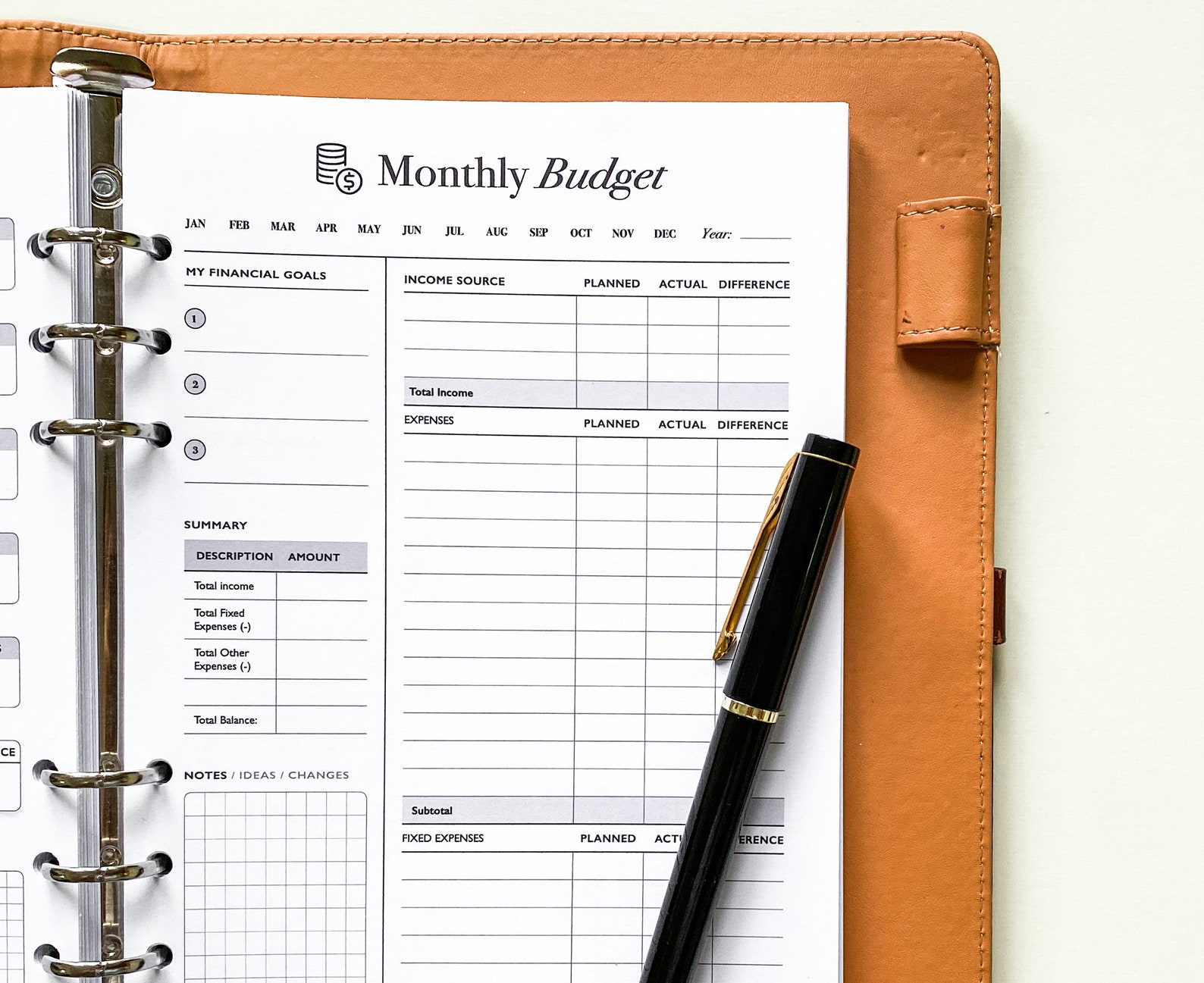 Budget Planner Printable Savings Tracker Expense Tracker | Etsy Canada