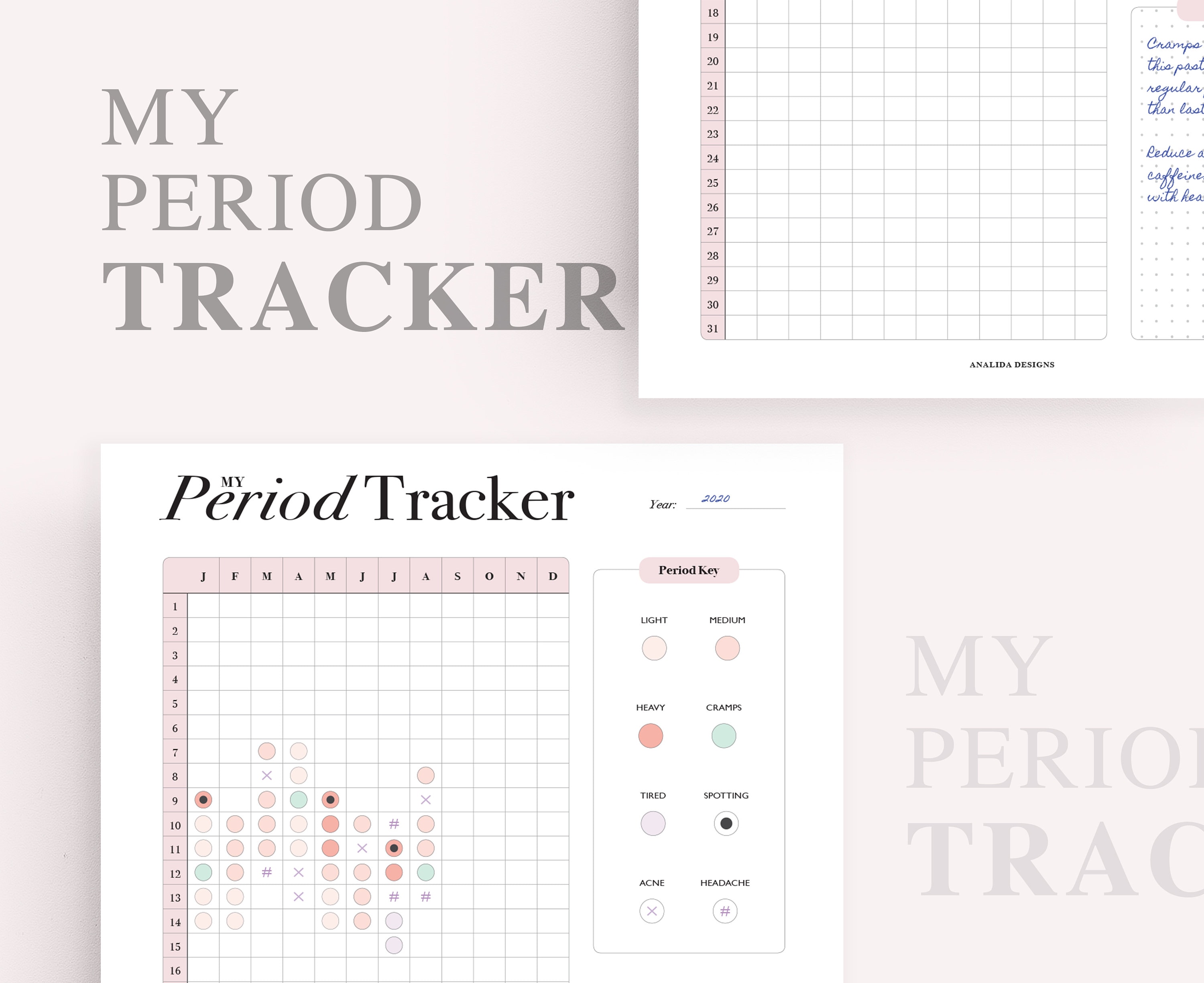 Period Tracker Printable Menstrual Cycle Planner Period - Etsy Australia