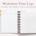 Time Tracker Printable Happy Planner Classic (Download Now) - Etsy