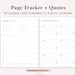 Reading Tracker Printable, Happy Planner Insert, Reading Journal ...